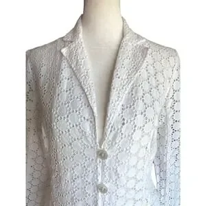 Anne Fontaine | Jackets & Coats | Anne Fontaine Lully Size 4 68 White ...